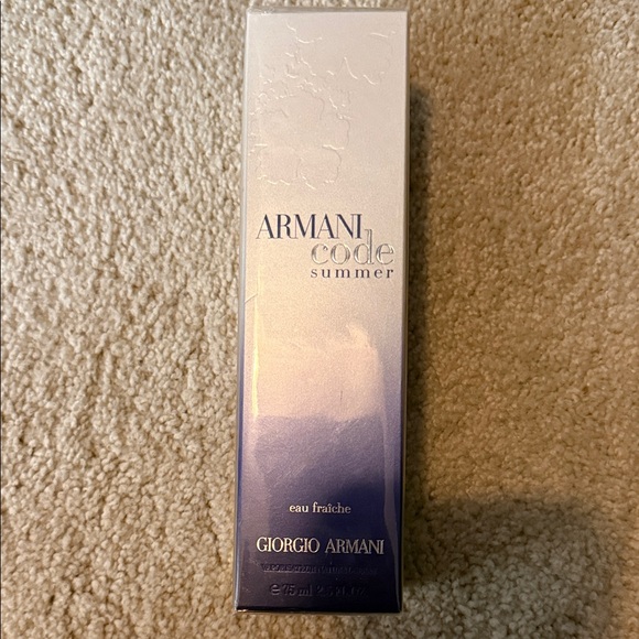 Giorgio Armani | Other | Giorgio Armani Code Summer Eau Fraiche 25 Fl ...